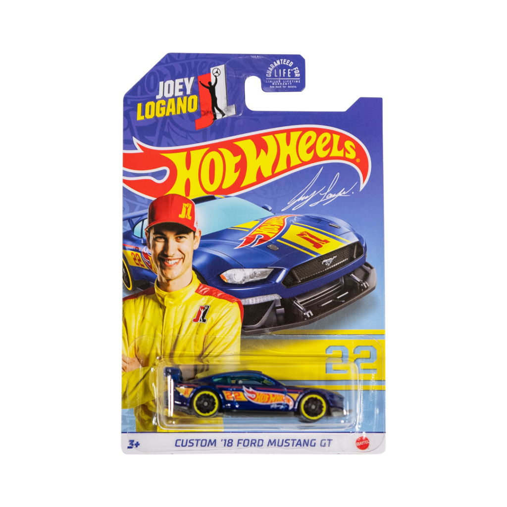Joey Logano – Signed Disney Pixar Cars NASCAR GoGo Logano Vehicle