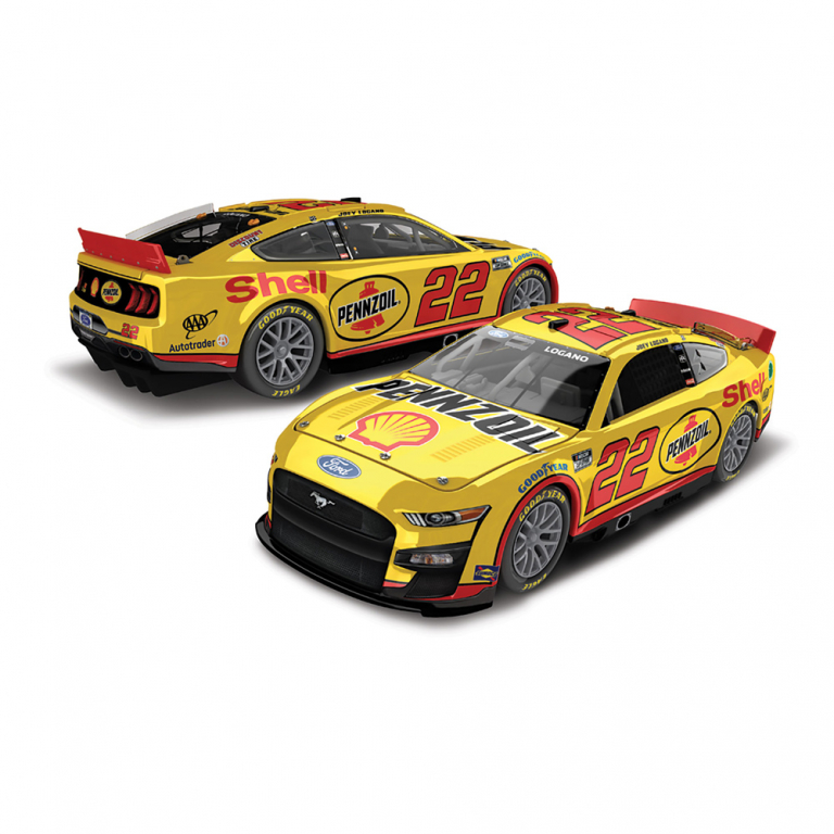 Joey Logano – 2022 Shell-Pennzoil 1:24 CHROME Diecast